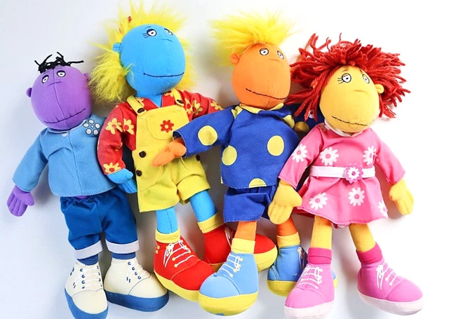 4X BBC TWEENIES Soft Toy Bundle Job Lot 14" Plush (1999) Milo, Jake ...