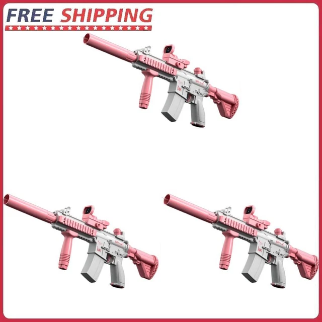 FUNNY WATER SPLASHING Toy Powerful Water Blaster Kids Adults Gift (Pink ...