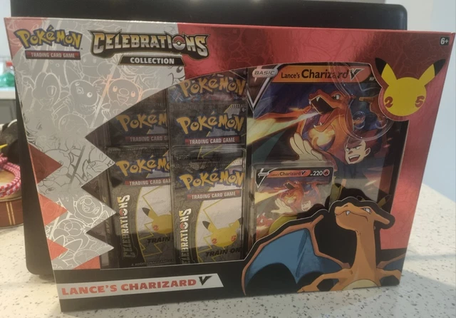 POKEMON TCG CELEBRATIONS Collection - Lance's Charizard V Box Brand New ...