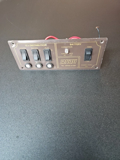 CARAVAN MOTORHOME CAMPER 12v Distribution Switch Panel £12.99 - PicClick UK