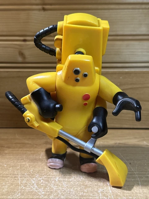 VINTAGE DISNEY PIXAR MONSTERS INC Red Alert CDA 6” Yellow Suit Figure ...