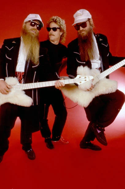 BILLY GIBBONS FRANK Beard Dusty Hill ZZ Top In Munich 1986 OLD MUSIC ...
