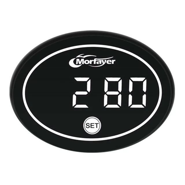 DIGITAL VOLTMETER GAUGES LED Display Motorcycles Voltmeter/Temperature ...