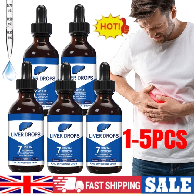 1-5X LIVER Drops Liver Liquid Drops 7 Special Compounds Ultra ...