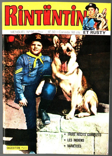 MENSUEL RINTINTIN ET RUSTY n°96 ¤ LES ROBINSONS DE L'ESPACE ¤ 1978 ...