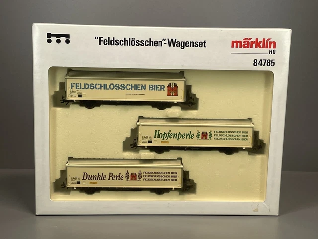 H0 MÄRKLIN WAGEN-SET SBB "Feldschlösschen" 84785 AC OVP / 3 R 344 EUR 3,50 - PicClick DE
