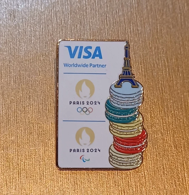 PARIS OLYMPIC PIN Paris 2024 Olympic Pin: Visa Olympic Macaron Pin ...