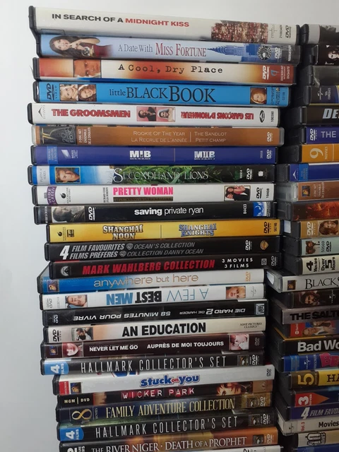 300+ ASSORTED MOVIES in Dvd Lot. Dvds Contains From 2 Movies To Multi ...