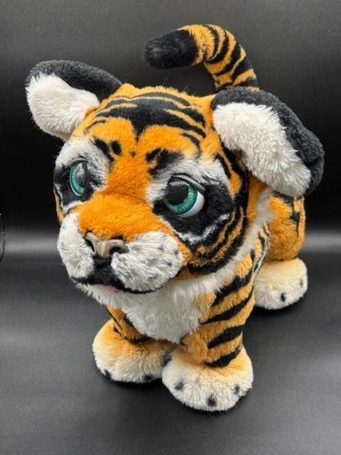 FURREAL TIGER KATZE Tyler Hasbro Plüschtier funktioniert Kinder SELTEN ...