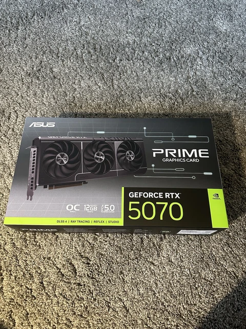 ASUS PRIME GEFORCE RTX 5070 12GB GDDR7 OC Edition Gaming - Grafikkarte - NEU/OVP EUR 848,99 ...