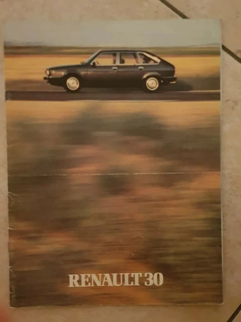 BROCHURE DEPLIANT CATALOGO Prospekt Renault 30 italiano 1980 26 pagine ...