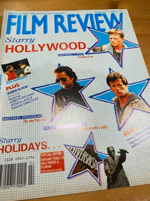1990S FILM REVIEW Magazine February 1990; Sylvester Stallone; Michael J ...
