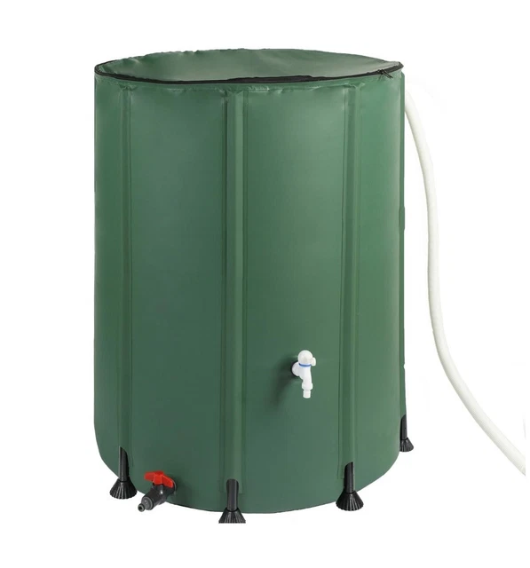 REGENTONNE 200L 60X72CM REGENWASSERTANK WASSERTANK REGENWASSERFASS ...