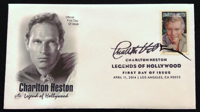 SCOTT 4892 FDC Charlton Heston Legends of Hollywood Series Art Craft ...
