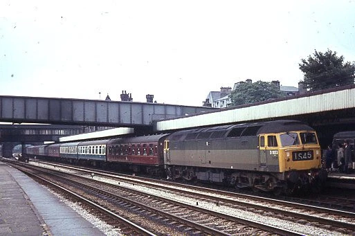 ORIGINAL COLOUR SLIDE of D1853 BR class 47 diesel loco £4.20 - PicClick UK