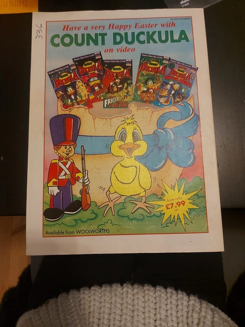 VINTAGE COUNT DUCKULA Comic Book No.32 April 1990 Cosgrove Hall £5.00 ...