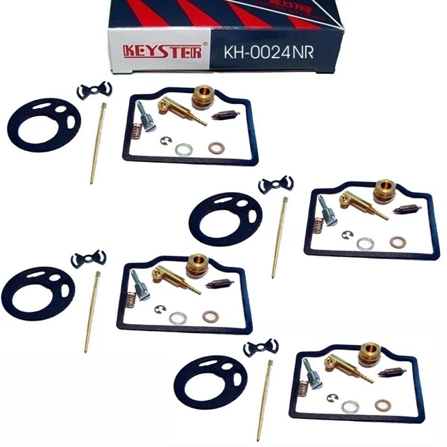 4X KEYSTER KH-0024NR Kit de Réparation pour Carburateur Honda CB750 K ...