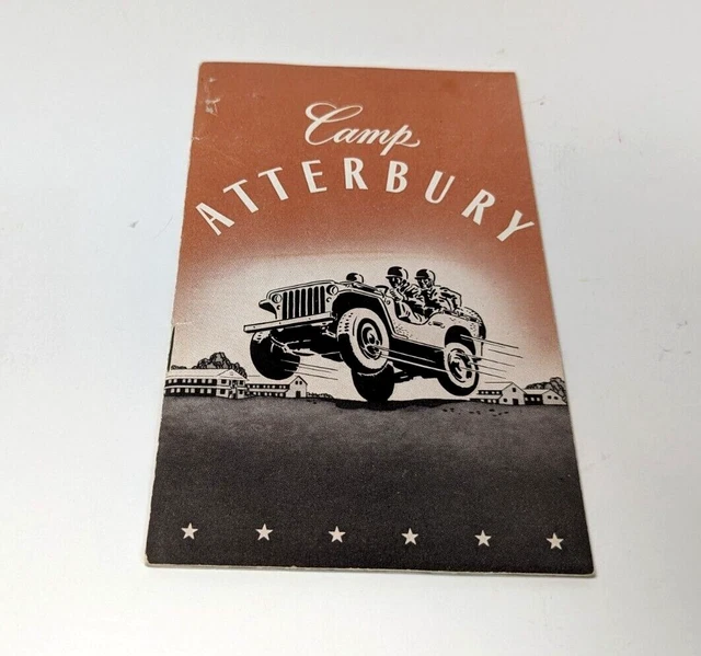 CAMP ATTERBURY 1944 Booklet Indiana Bell WWII Military Ephemera 24 Page ...