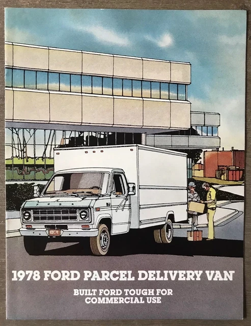 1978 FORD PARCEL Delivery Van original American sales brochure $14.21 ...