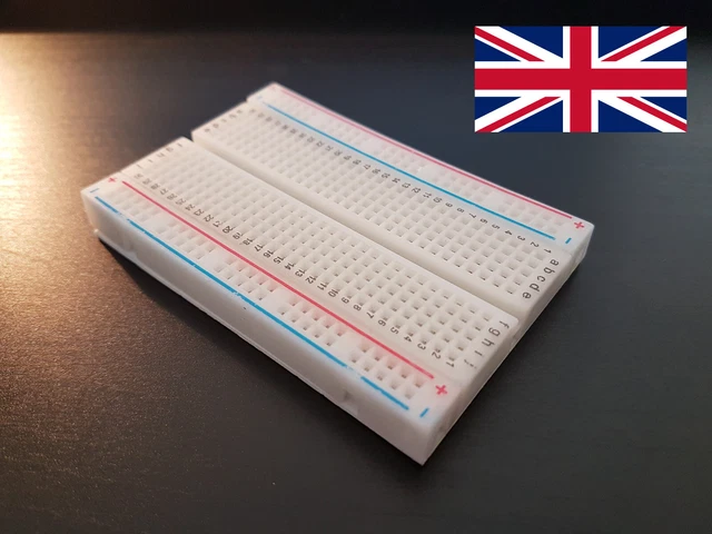 Solderless Prototype Pcb Breadboard 400 830 Esp32 Arduino Pico Rpi Project Board £549 Picclick Uk