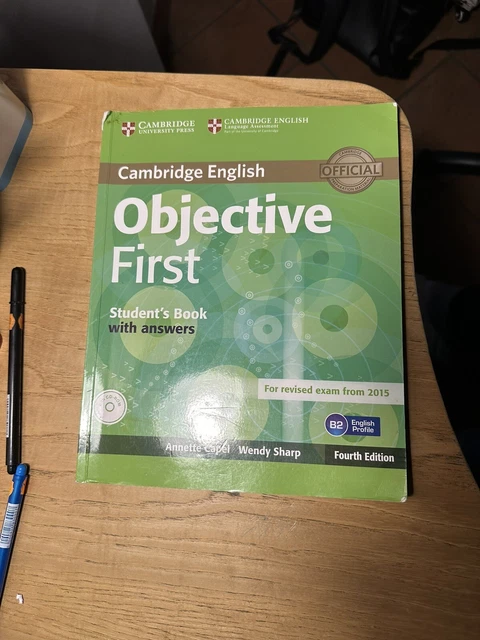 OBJECTIVE FIRST CERTIFICATE. Student's book with answers. Con CD Rom. EUR 7,00 - PicClick IT