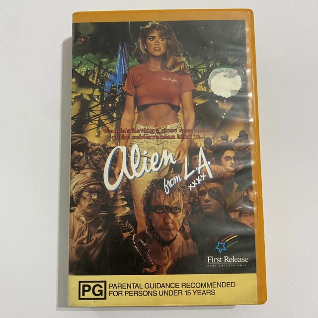 ALIEN FROM L.A. (VHS, 1988) 80s Sci-fi Movie VHS Warner Home Video Gold ...