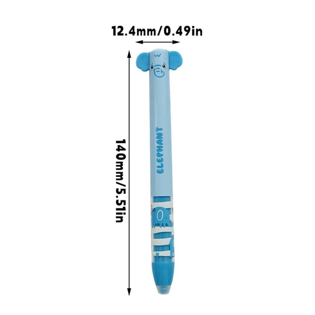 ANIMAL DESIGN BALLPOINT Pen Double Ink Color Signature Pens Stationery ...