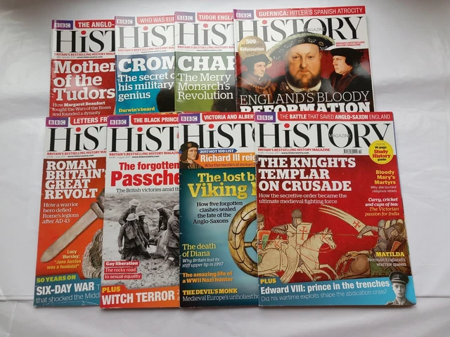 BBC HISTORY MAGAZINE Bundle X8 2017 issues £8.99 - PicClick UK