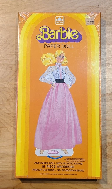 BARBIE PAPER DOLL Box Boxed Set Mattel 1983 New Sealed Unused Uncut £9. ...