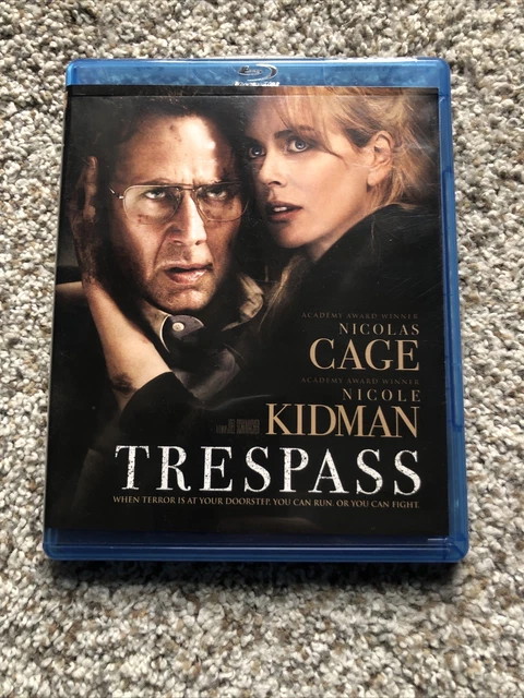 TRESPASS DISQUE BLU-RAY film 2011 classé R Nicholas Cage Nicole Kidman ...