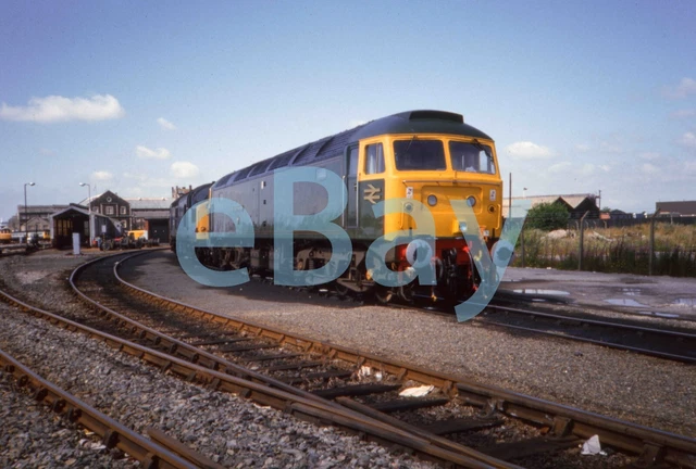 35MM RAILWAY SLIDE of Class 47 47500 @ Swindon Works Copyright to Buyer ...