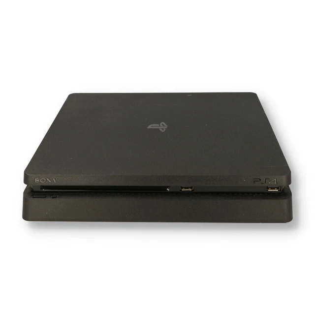PS4 SLIM CONSOLE - Modèle CUH-2016B 1TB en Noir + Tous les Câbles + 2 ...