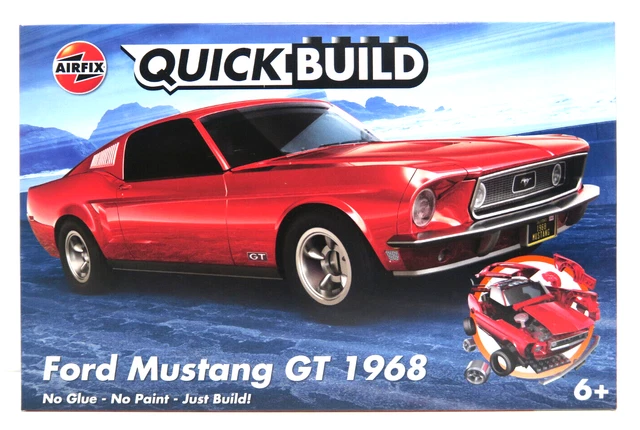 AIRFIX, FORD MUSTANG GT, QuickBuild, Kleber und Farbe nicht ...