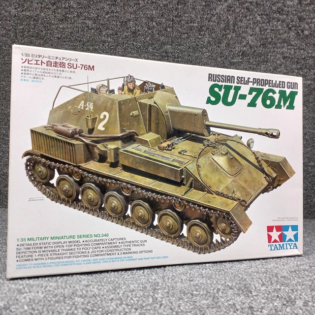 CANON AUTOMOTEUR SOVIÉTIQUE Tamiya Su-76M Tank Véhicule militaire en main EUR 75,16 - PicClick FR