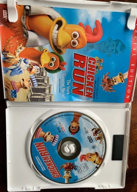 CHICKEN RUN DVD 2000 Aardman Animation / DreamWorks Family Movie Region ...