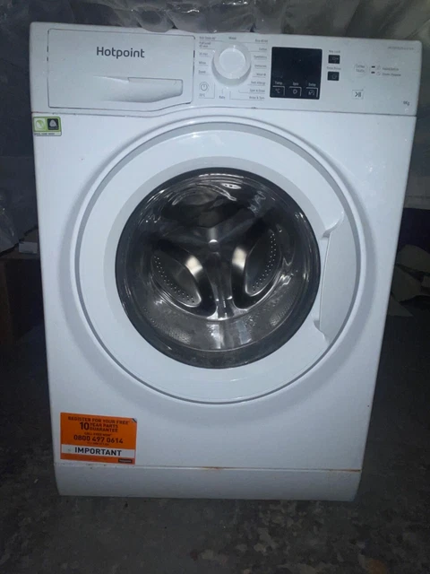 HOTPOINT 9KG WASHING Machine Invertermotor -White! £120.00 - PicClick UK