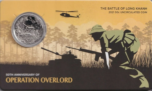 AUSTRALIA: 2021 50 Cent The Battle Of Long Khanh Operation Overload ...