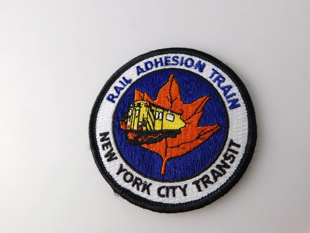 SUBWAY TRAIN PATCH Rail Adhesion Train New York City Transit Travel ...