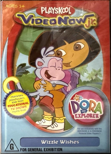 PLAYSKOOL VIDEONOW JR. Dora the Explorer Wizzle Wishes Brand New Sealed ...