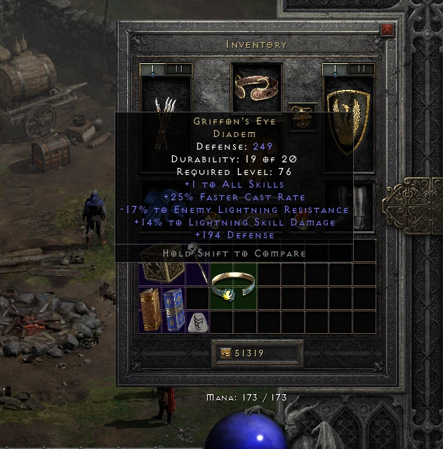 DIABLO 2 RESURRECTED Griffon's Eye D2R PC Diablo II 17 14 $65.00 - PicClick