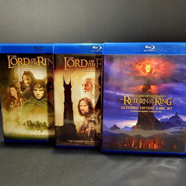 LORD OF THE Rings Blu-ray Lot - Fellowship Towers Return of the King ...