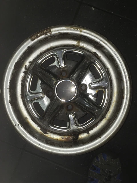 FORD ROSTYLE WHEEL 5.5j Cortina MK2 1600e,Capri mk1,Escort Anglia Half ...