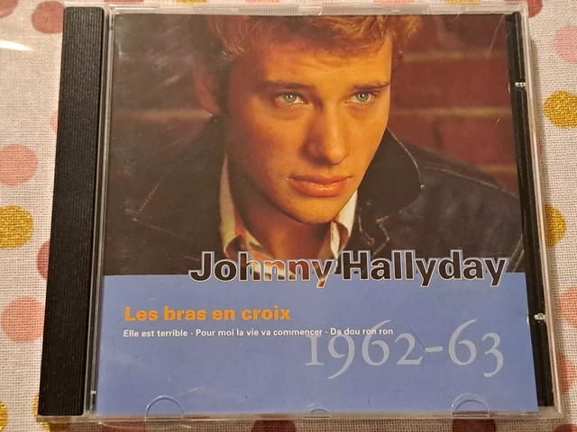 JOHNNY HALLYDAY LES bras en croix CD Miroir n° 4 de la guitare en TBE ...