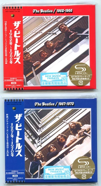 THE BEATLES 1962-1966 & The Beatles 1967-1970 / 2023 Edition 2 Title Set SHM-CD £84.49 - PicClick UK