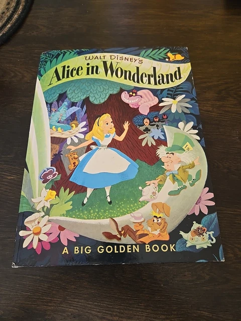 WALT DISNEYS ALICE In Wonderland A Big Golden Book Vintage 1979 $19.01 ...