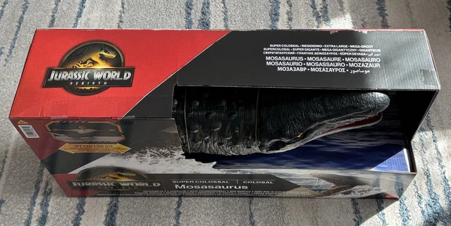 JURASSIC WORLD REBIRTH Super Colossal Dinosaur Action Figure Mosasaurus ...