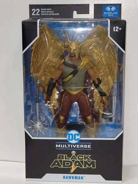 MCFARLANE DC MULTIVERSE Black Adam Movie HAWKMAN 7" Action Figure IN ...