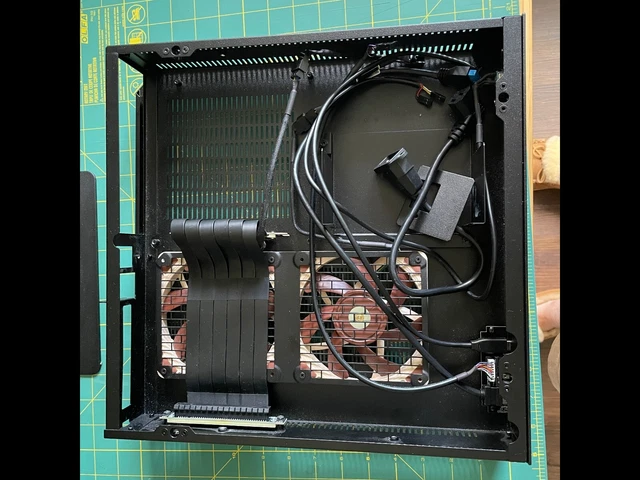 SLIGER CONSOLE CL520 Mini ITX PC Case, both color front plates, 2 ...