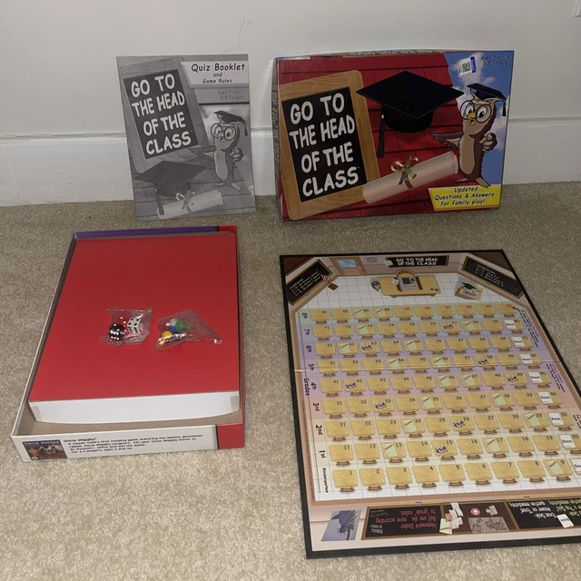 VINTAGE GO TO The Head Of The Class Board Game Homeschooling $14.50 ...