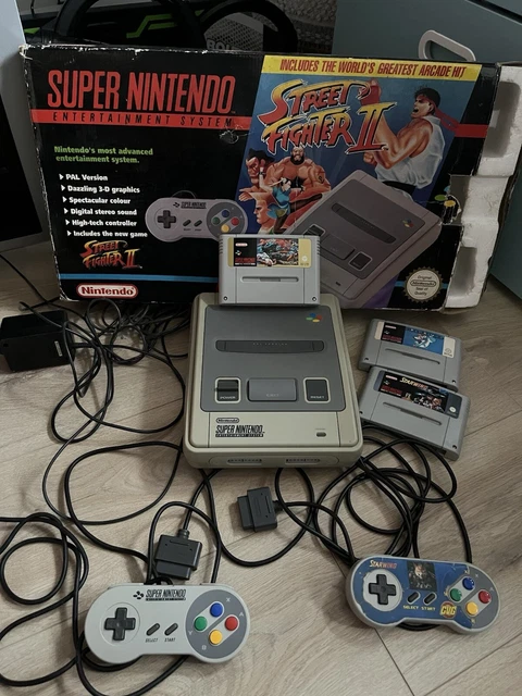 STREET FIGHTER II SNES Super Nintendo PAL Console Boxed £156.71 ...